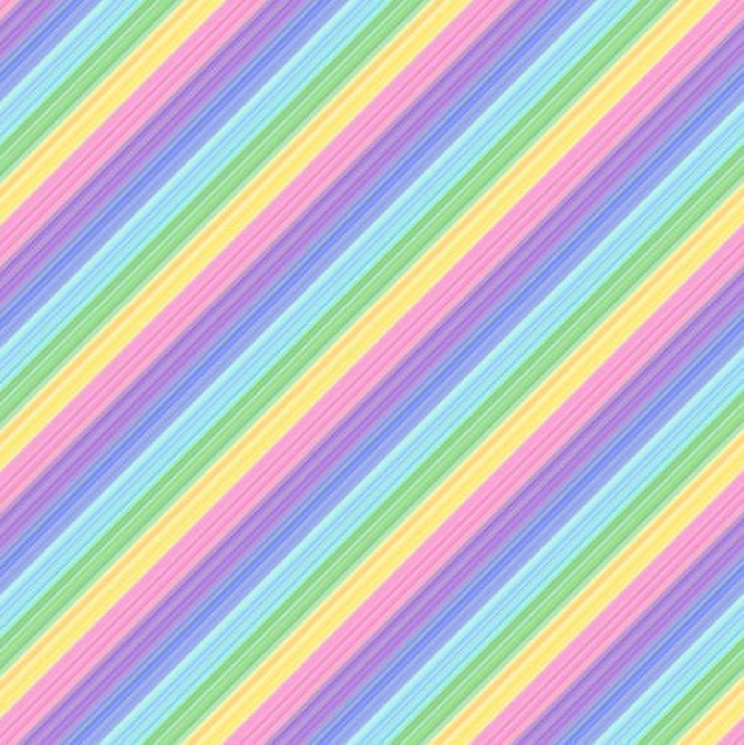 Fat Half ONLY 30x36 Spectrum Digital Cuddle® Pastel Rainbow Stripes ...