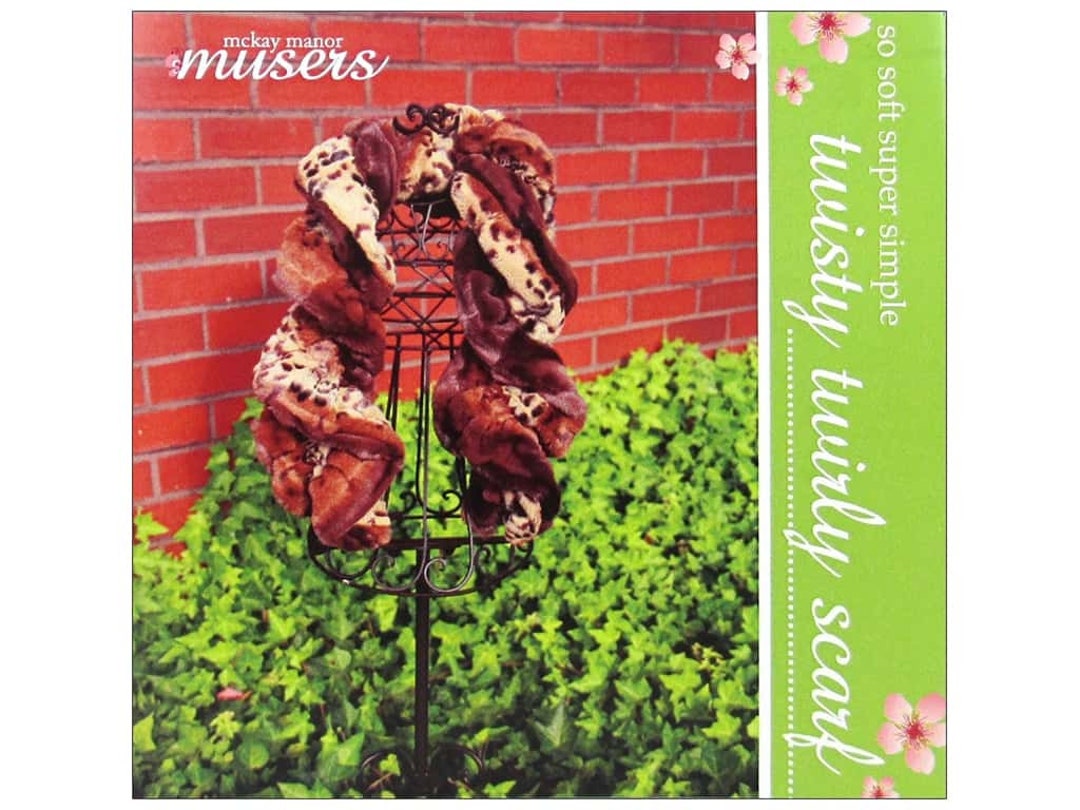 SCARF PAPER PATTERN -twisty Twirly Scarf Super Simple Pattern for Minky ...