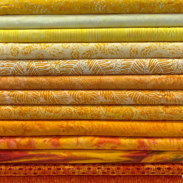 Yellow Batik - Etsy