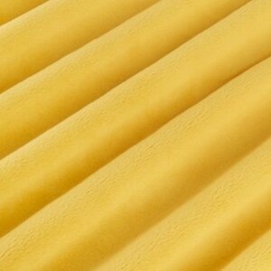 Solid Cuddle® 3 in Sunshine Yellow Minky Plush Fabric From Shannon ...