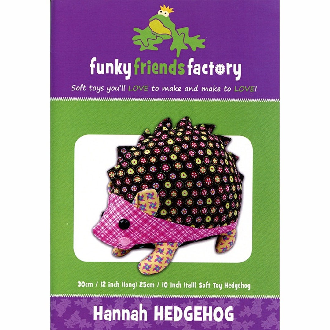PAPER PATTERN - Hannah the Hedgehog From Funky Friends Factory - Etsy
