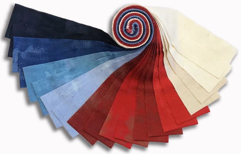 Grunge Junior Jelly Roll® in Old Glory Red White and Blue - Etsy