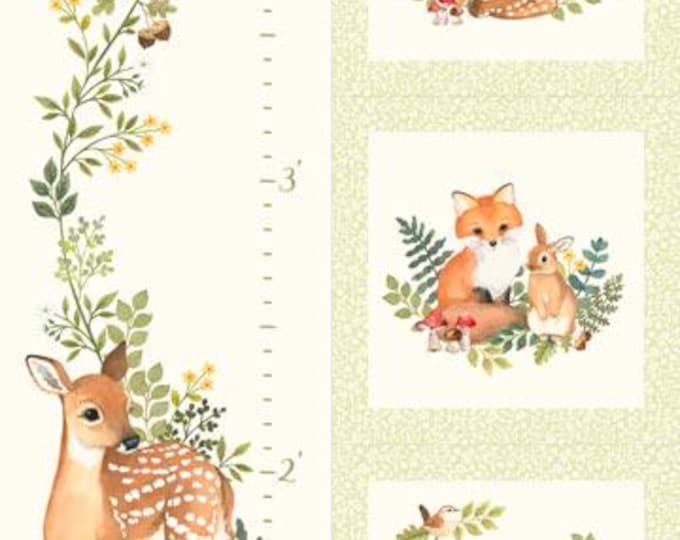 Growth Chart PANEL 28" by 43" From the Woodland Babes Collection by ...
