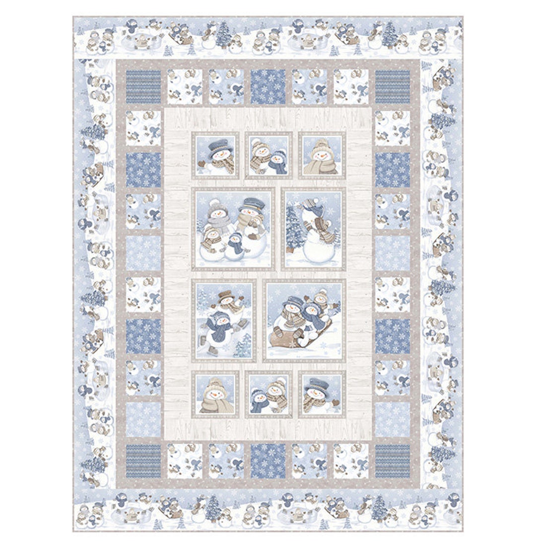Snow Folk Fun Quilt Pattern From the Snow Much Fun Collection by ...