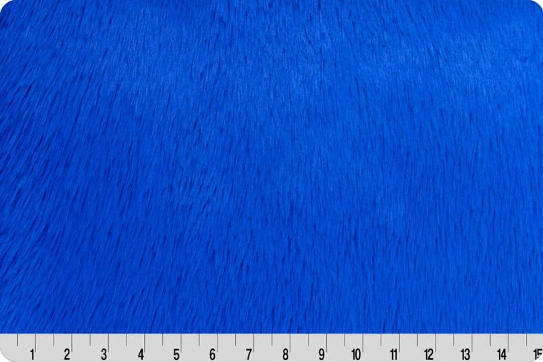 Dreamy Fur in Royal Blue - Faux Fur From Shannon Fabrics - You Choose ...