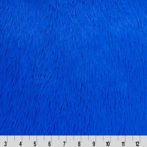 Dreamy Fur in Royal Blue - Faux Fur From Shannon Fabrics - You Choose ...