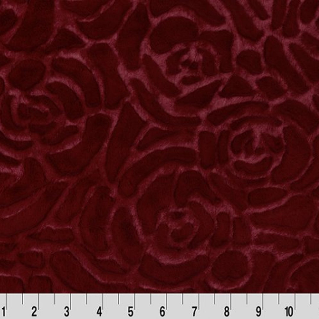 Fat Half ONLY 30 X 36 Luxe Cuddle® Demi Rose Merlot Red From Shannon ...