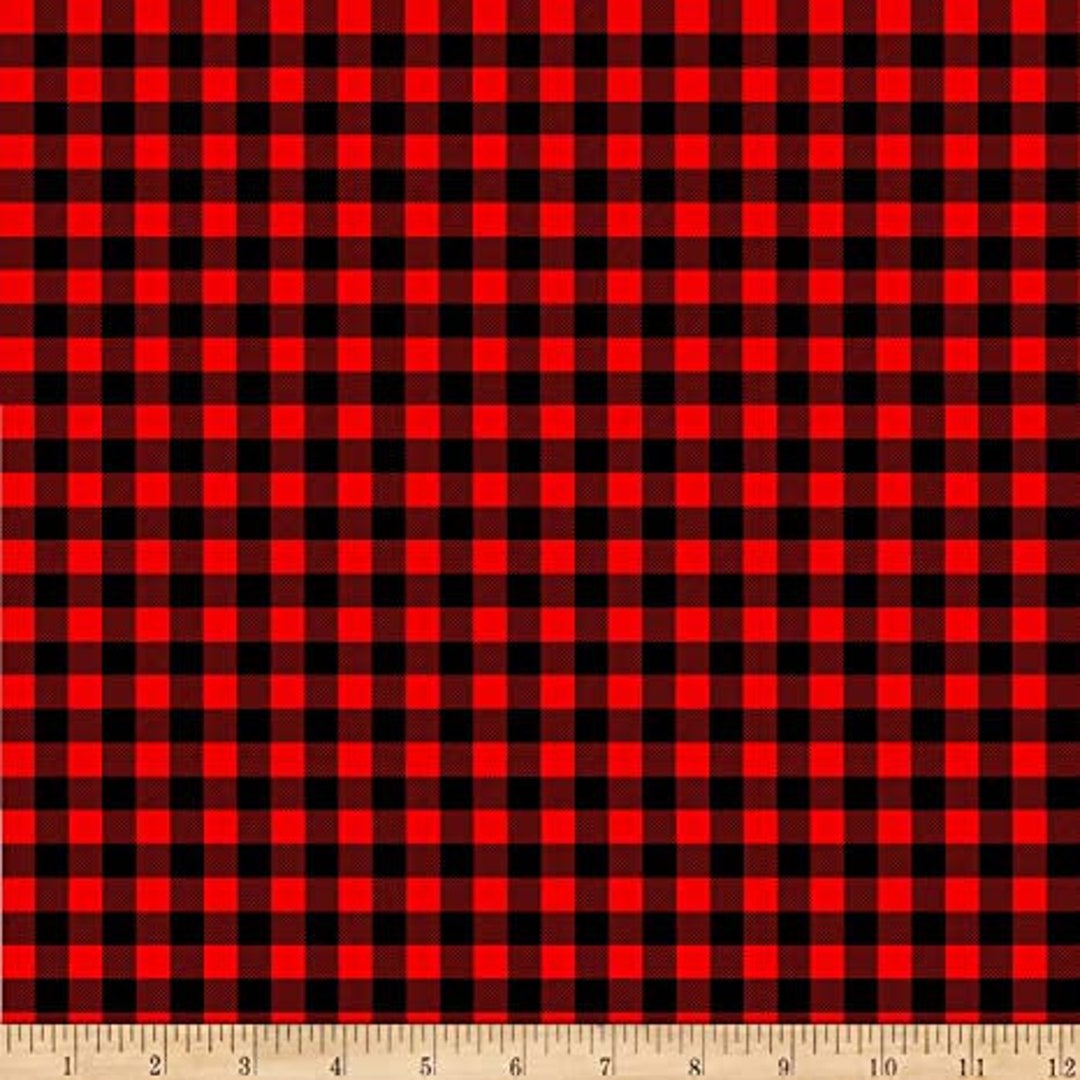 Red Buffalo Plaid From Studio E's Warm Winter Wishes Collection - Etsy