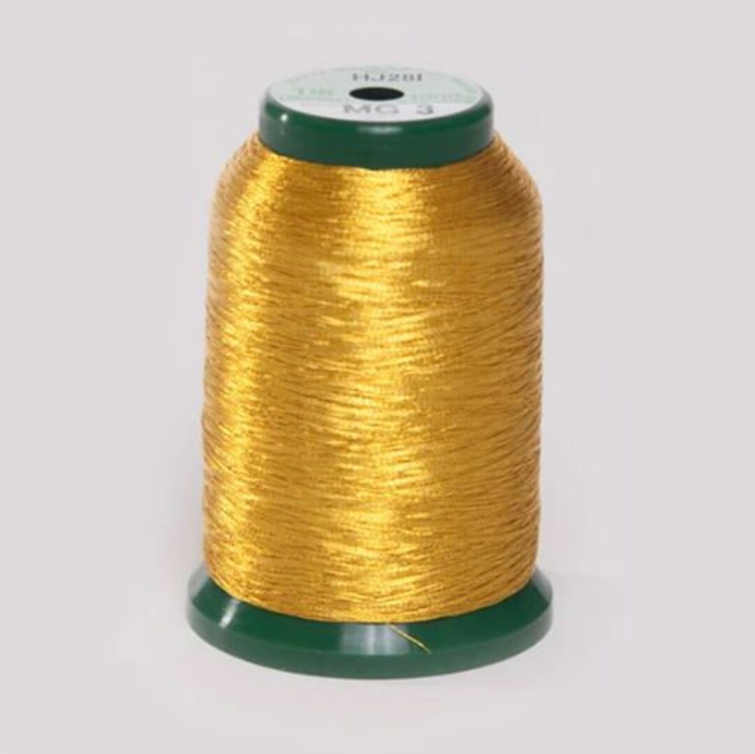 King Star Gold Yellow Embroidery Thread - 1,000 Meter Spool 40 Wt. - Etsy