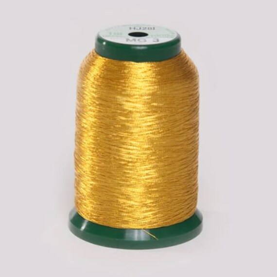 King Star Gold Yellow Embroidery Thread 1000 Meter Spool 40 - Etsy