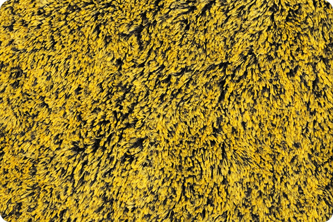 Fat Half ONLY 30 X 36 Luxe Cuddle® Frosted Shaggy in Sun Yellow & Black ...