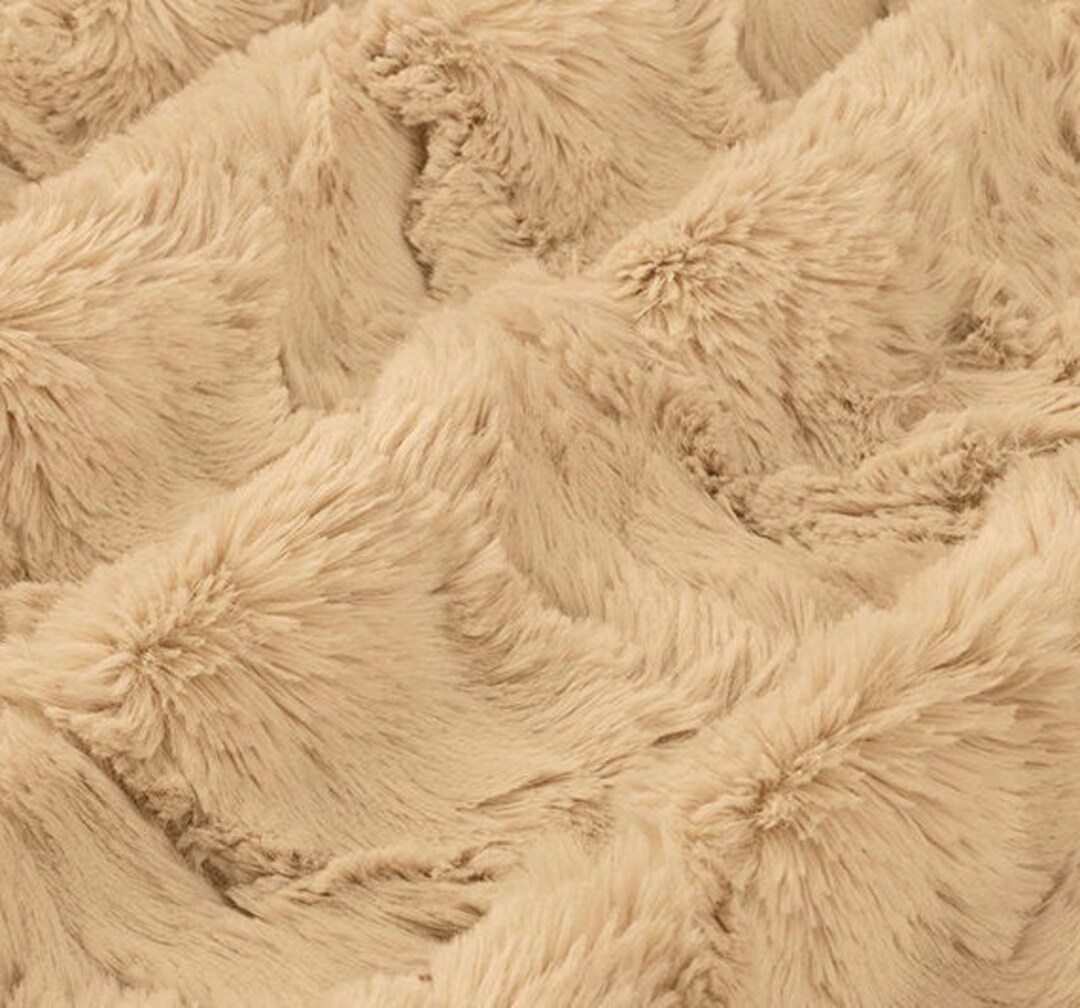 Luxe Cuddle® Glacier in Latte High Pile Plush MINKY From Shannon Fabric ...