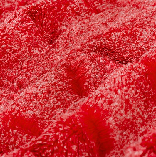 MINKY- Luxe Cuddle Heather in Peppermint Red From Shannon Fabrics 10mm ...