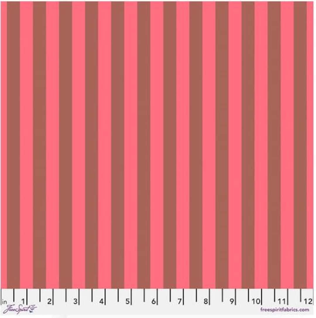 Tula Pink Neon True Colors Collection - Neon Tent Stripe in Nova - 100% ...