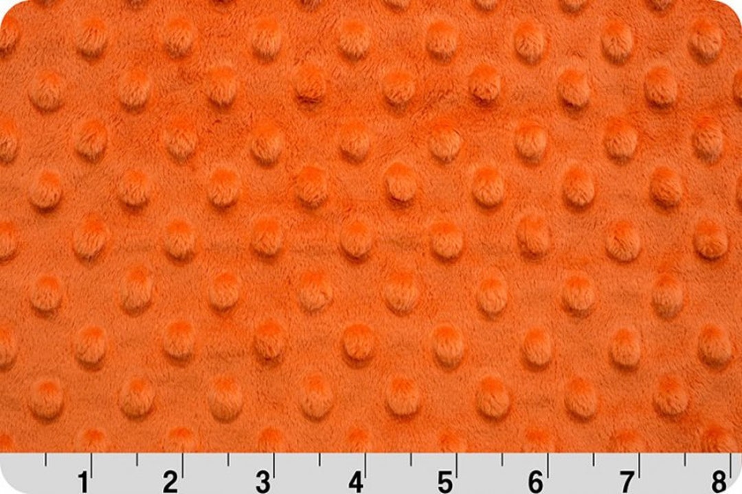Mandarin Orange Dimple Minky From Shannon Fabrics - Choose Your Cut - Etsy