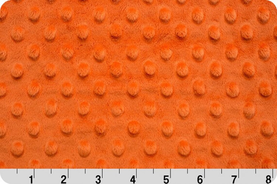 Mandarin Orange Dimple Minky From Shannon Fabrics Choose - Etsy