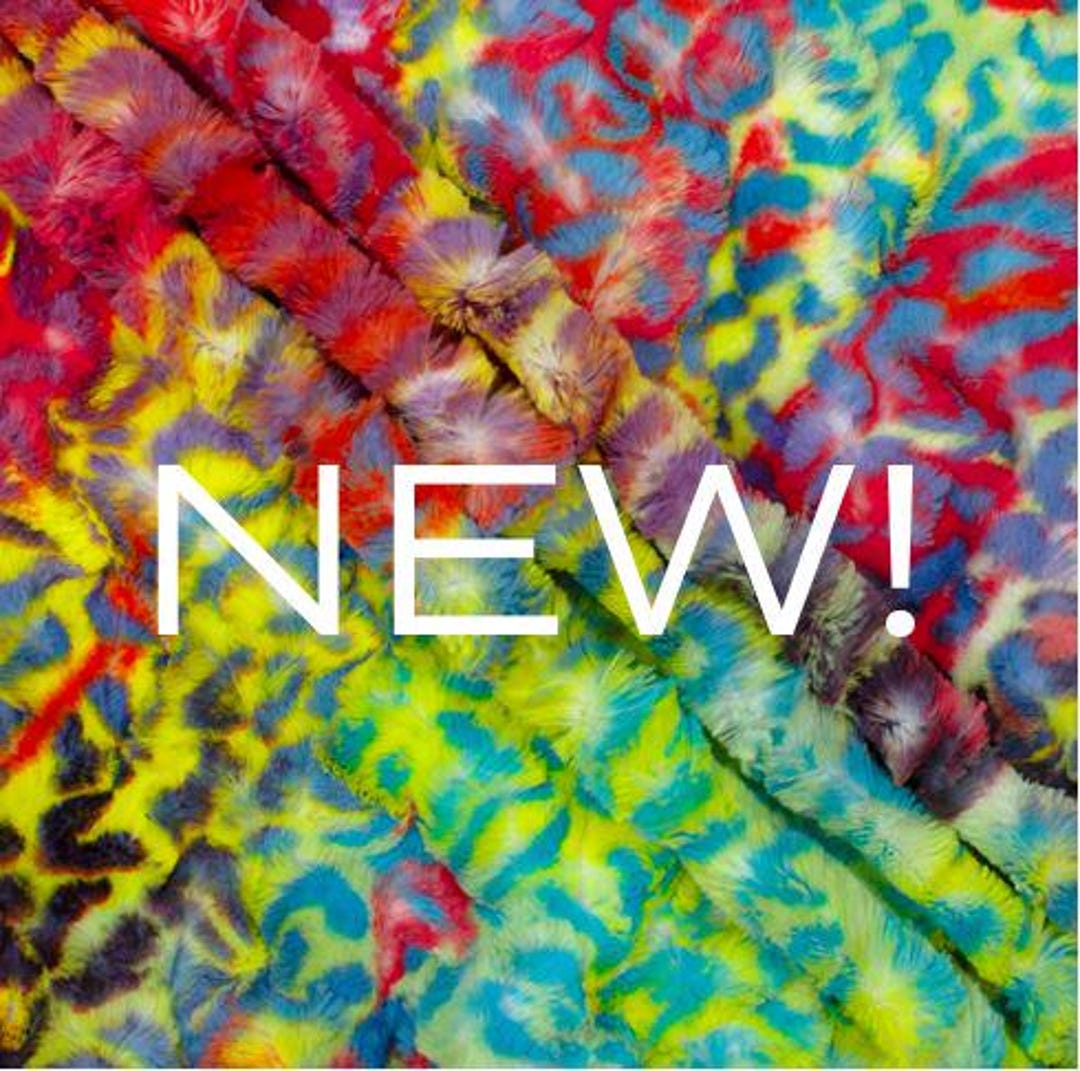 Party Animal Red Rave BELLA Snuggle From EZ Fabrics by the Yard - Etsy