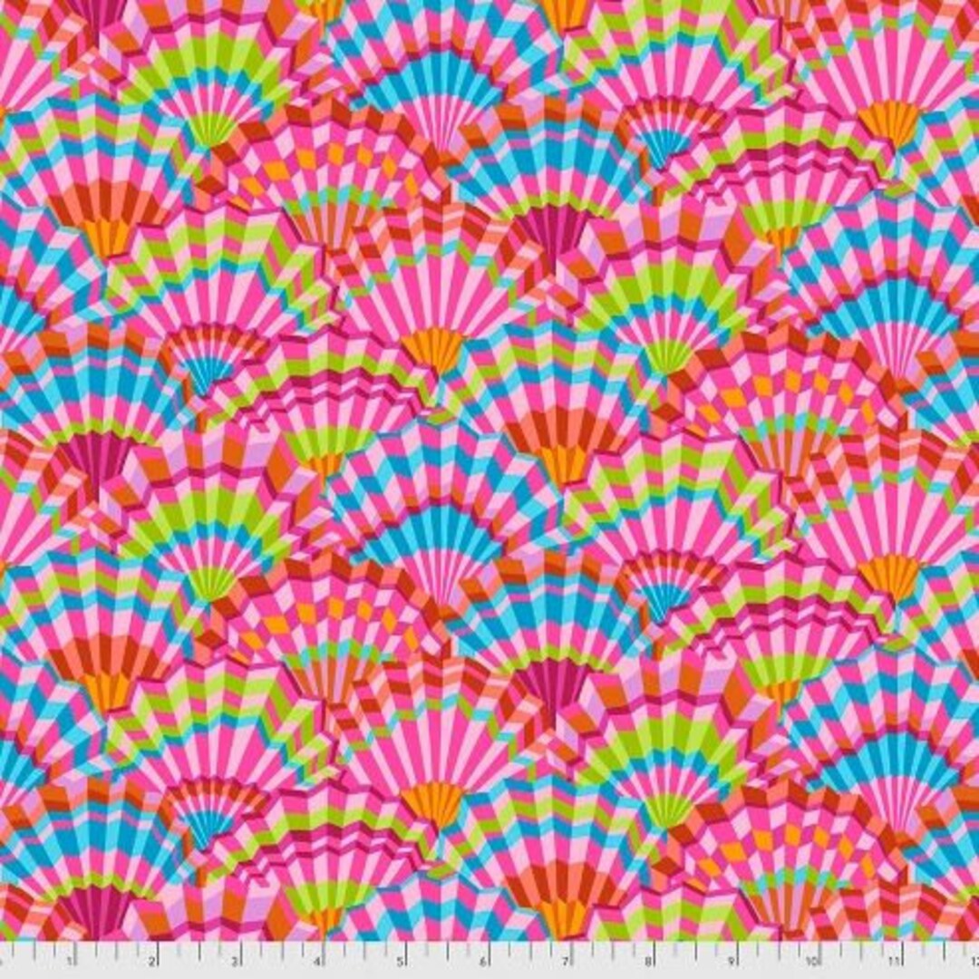 Paper Fans in Pink From Kaffe Fassett Collective Classics Collection by ...