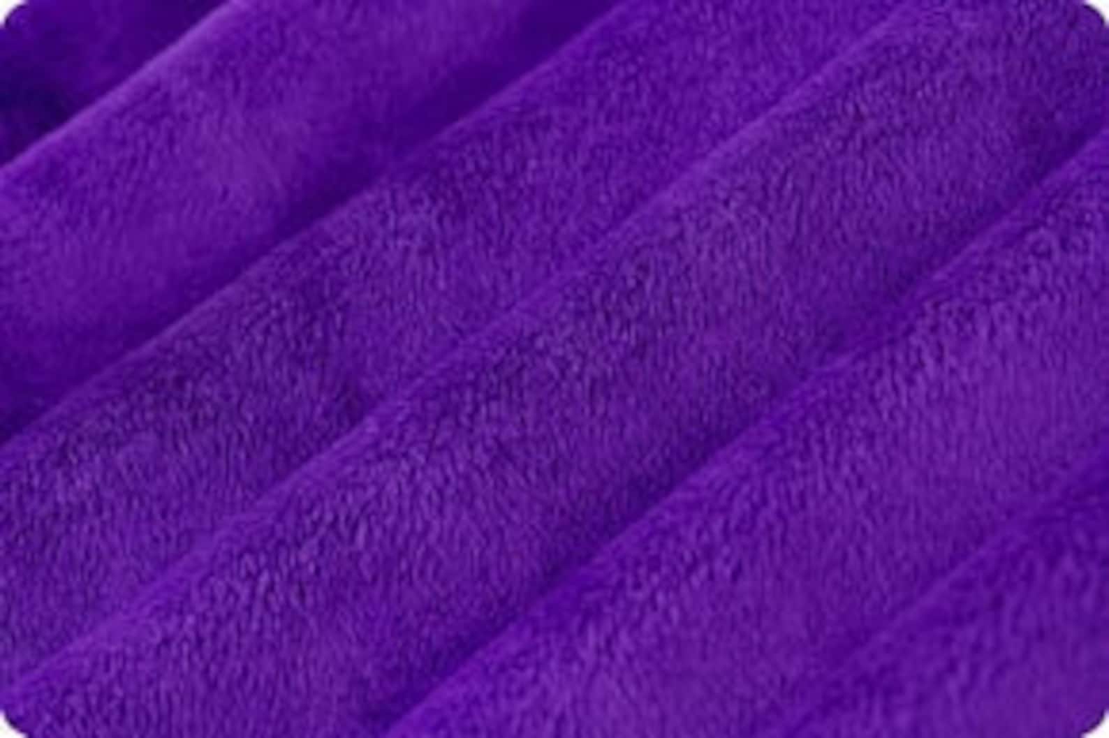 Purple Solid Cuddle® 3 Smooth Plush MINKY From Shannon - Etsy