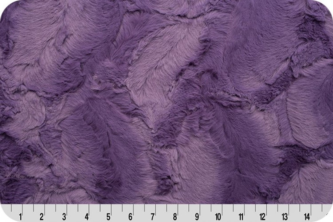 Violet Luxe Cuddle® Hide From Shannon Fabric's Minky Collection- 10mm ...