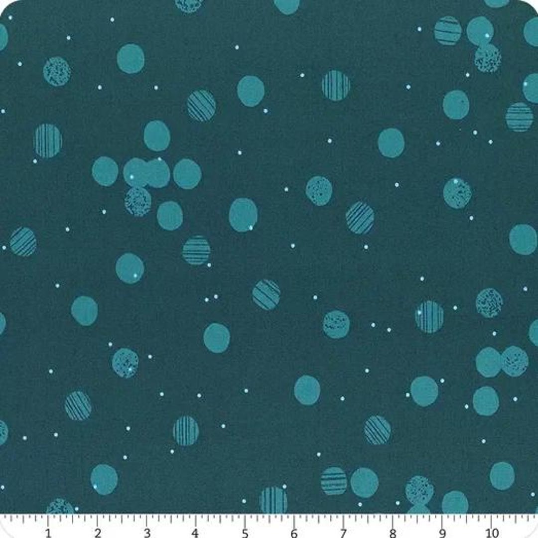 Snow in Teal From the Seasons Basics Collection by Ghazal Razavi for ...