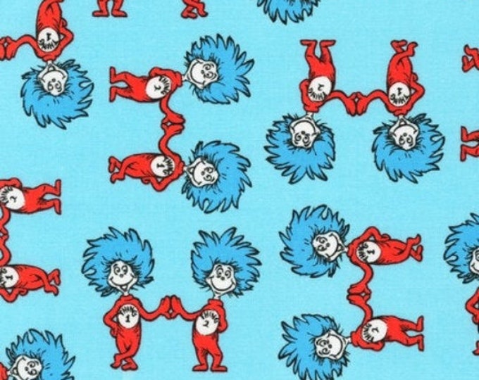 Thing One & Thing Two in Aqua Blue From Dr Seuss Enterprises Collection ...