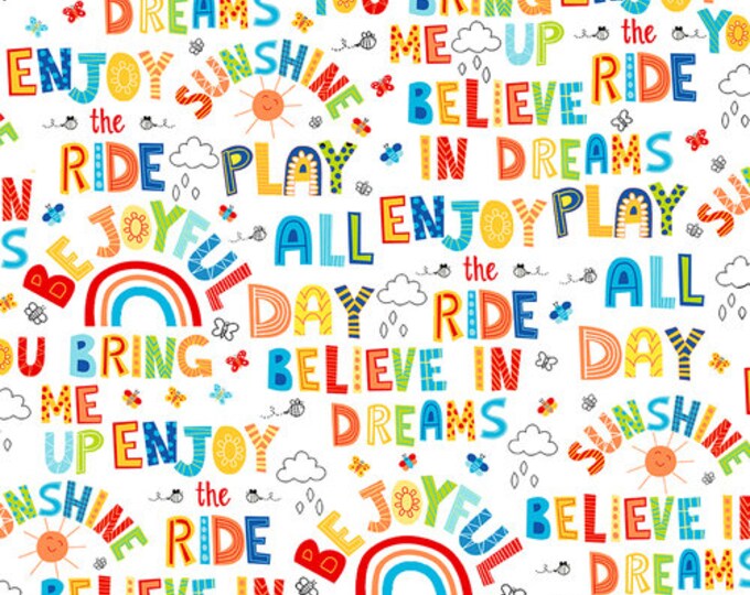 Positive Words and Motif From Play All Day Collection by Diane Eichler ...