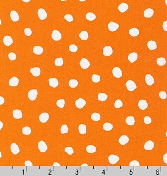 Large Abstract Orange Dots From Dot and Stripe Delight | Etsy