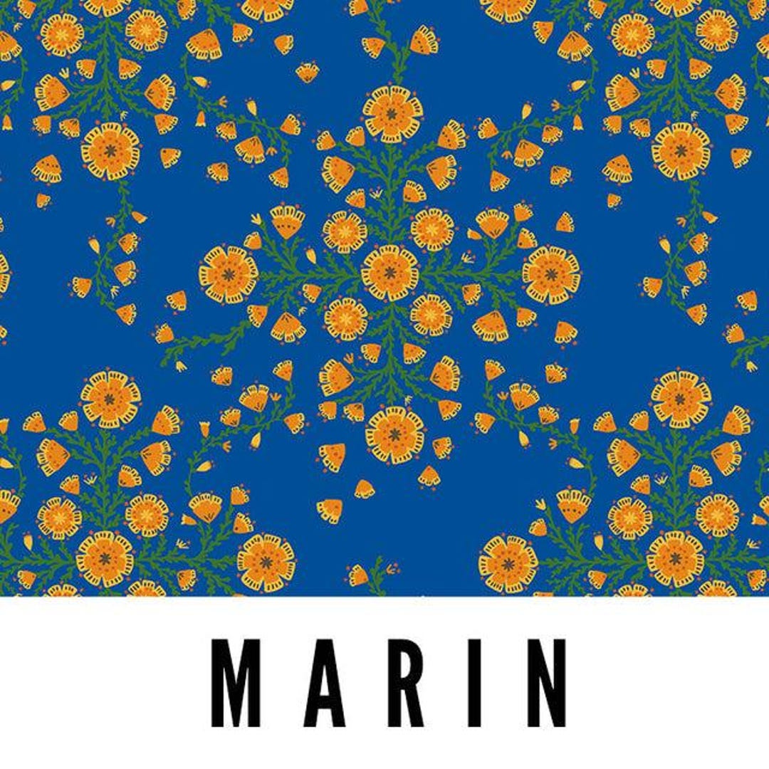 Marin 58" Wide Laminated Cotton Fabric From Splash Fabrics by the Half ...