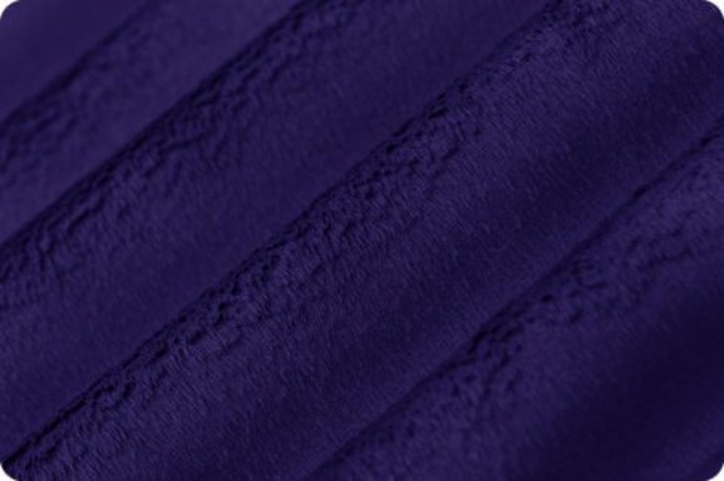 Solid Cuddle® 3 in Indigo Purple Smooth MINKY From Shannon - Etsy