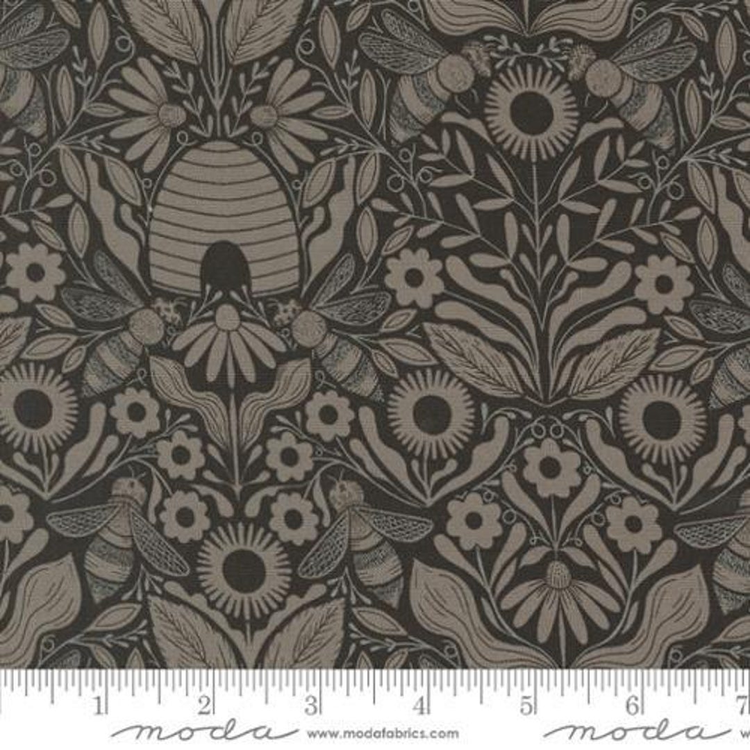 Bee Garden Beehive Melody Black From the Bee Garden Collection by ...