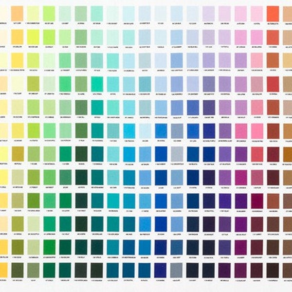 Kona Color Chart - Etsy