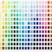 Kona Digitally Printed Color Chart Panel From Robert Kaufman - 24"x44 ...