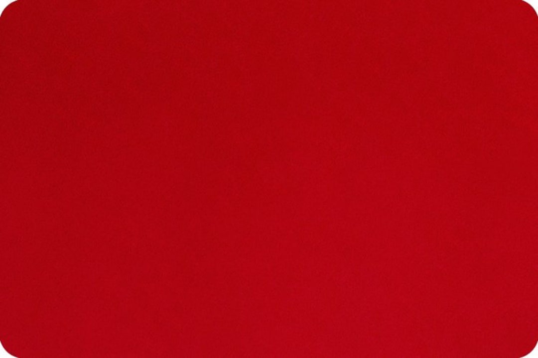 Cuddle® 3 Scarlet Smooth Red Soft Plush Minky From Shannon Fabrics ...