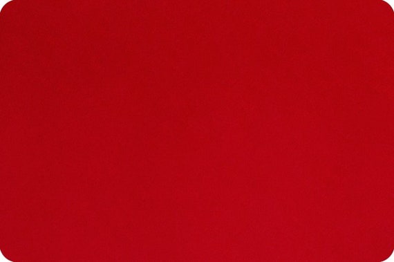 Cuddle® 3 Scarlet Smooth Red Soft Plush Minky From Shannon | Etsy