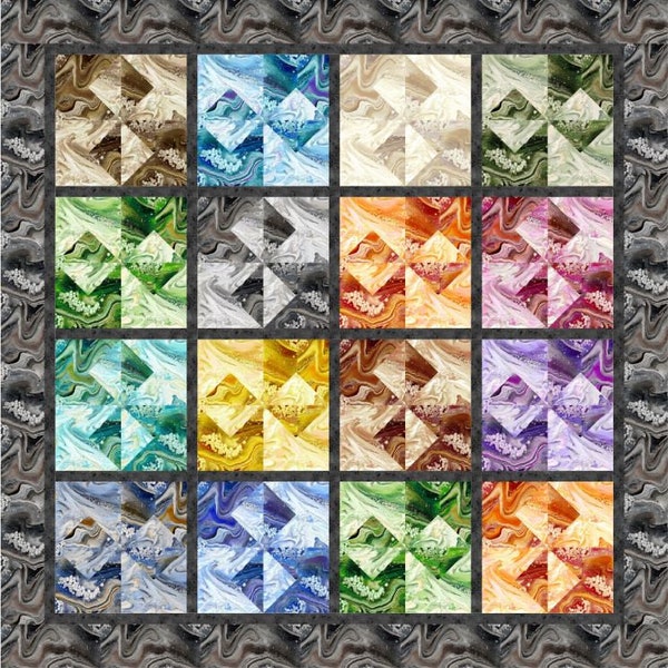 Fusion Quilt Pattern - Etsy