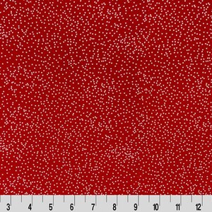 MINKY Sparkle Cuddle® Glitter in Scarlet Red With Silver Shimmer Plush ...