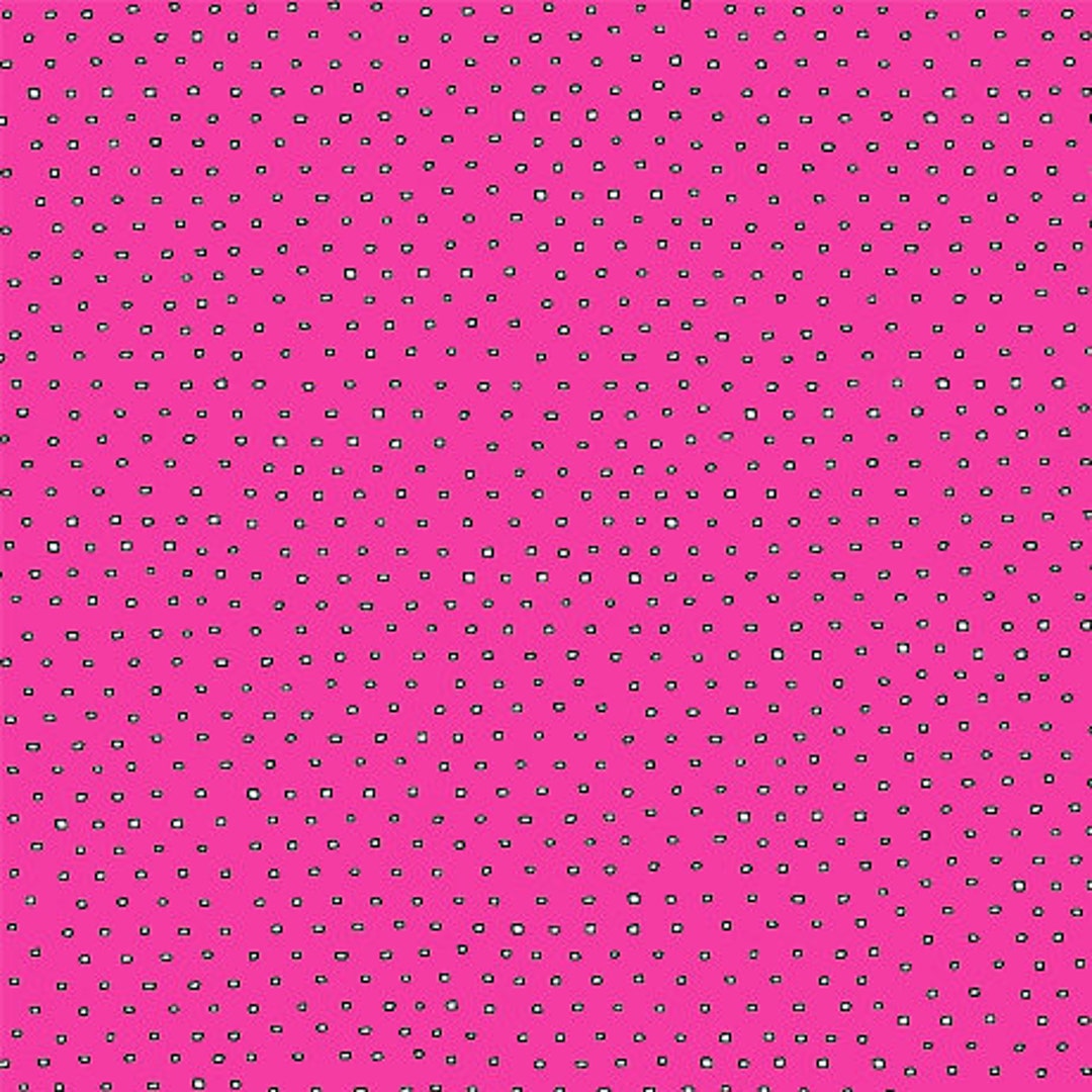Hot Pink Square Dots Blender From Pixie Dots Collection Quilting ...