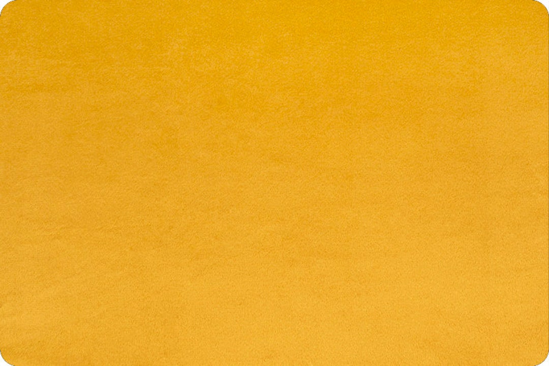 Solid Cuddle 3® in Golden Yellow Minky From Shannon Fabrics- 3mm Pile ...