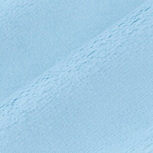 Solid Cuddle® 3 in BABY BLUE Smooth Plush Minky From Shannon Fabrics ...