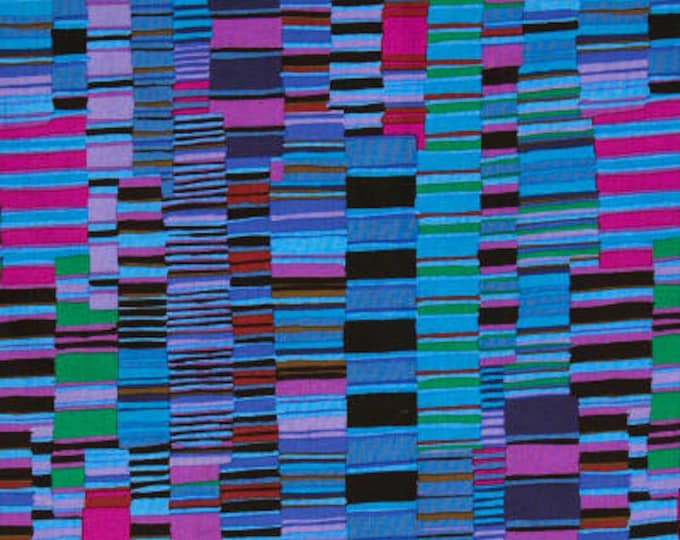 Kaffe Fassett Fabric Shirt Stripes in Cobalt Blue From Kaffe - Etsy