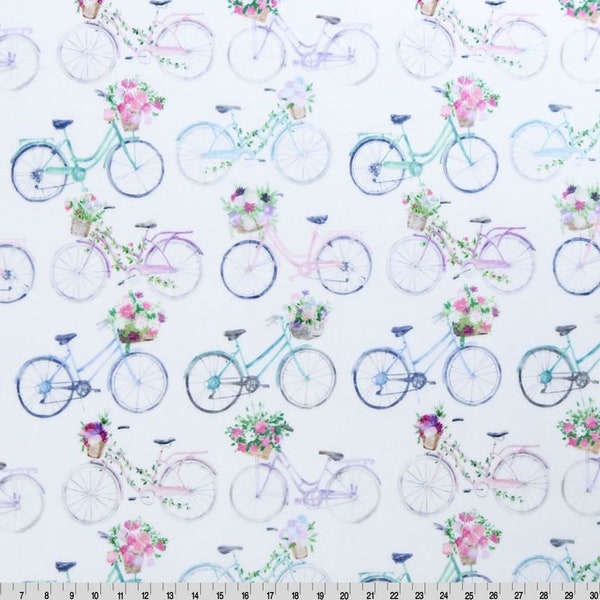 Bicycle Fabric - Etsy