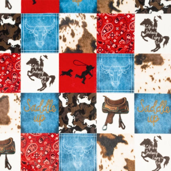 Vintage Cowgirl Fabric - Etsy