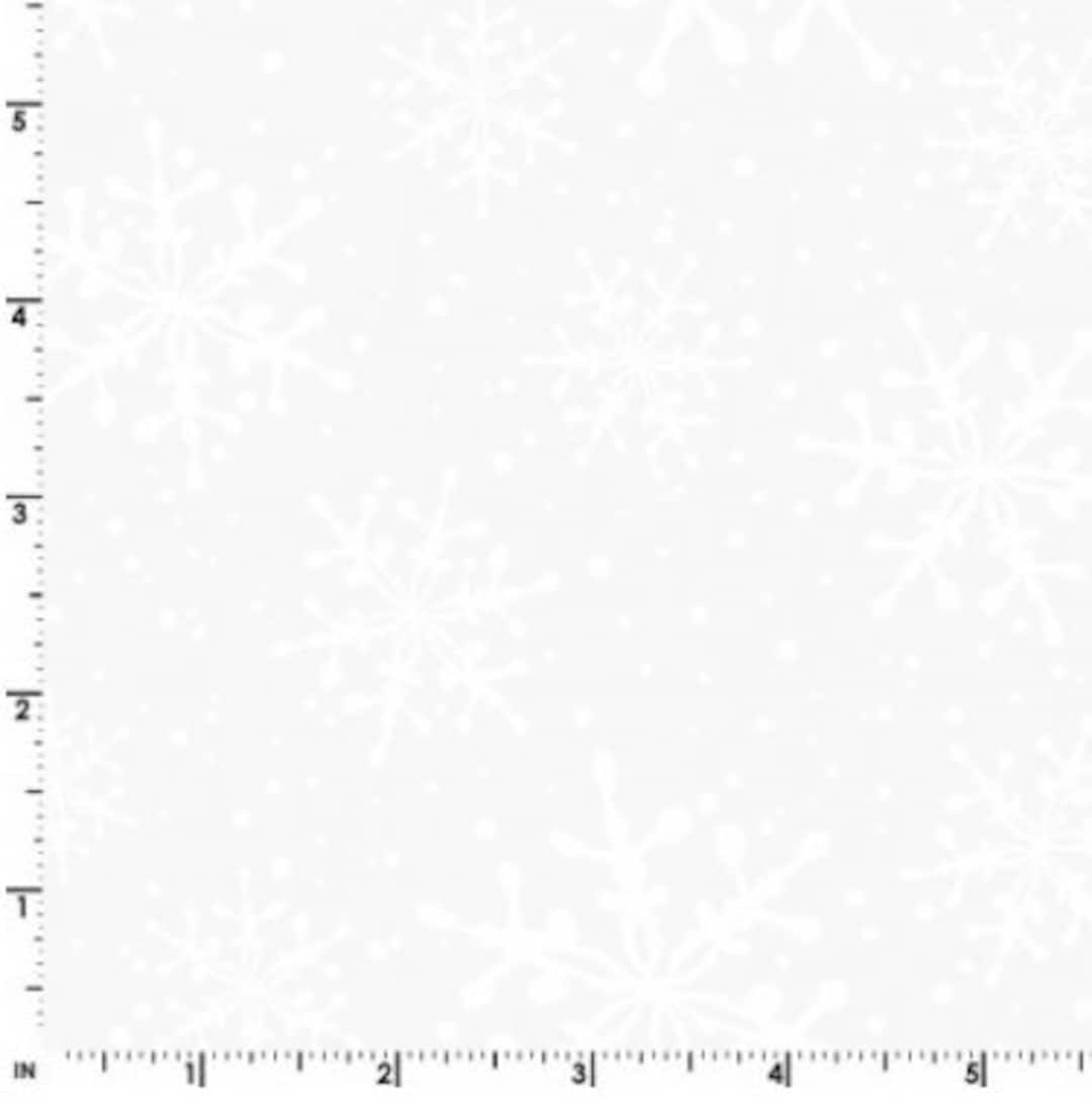 White Snowflakes in Palest Gray From Solitaire Collection by Maywood ...
