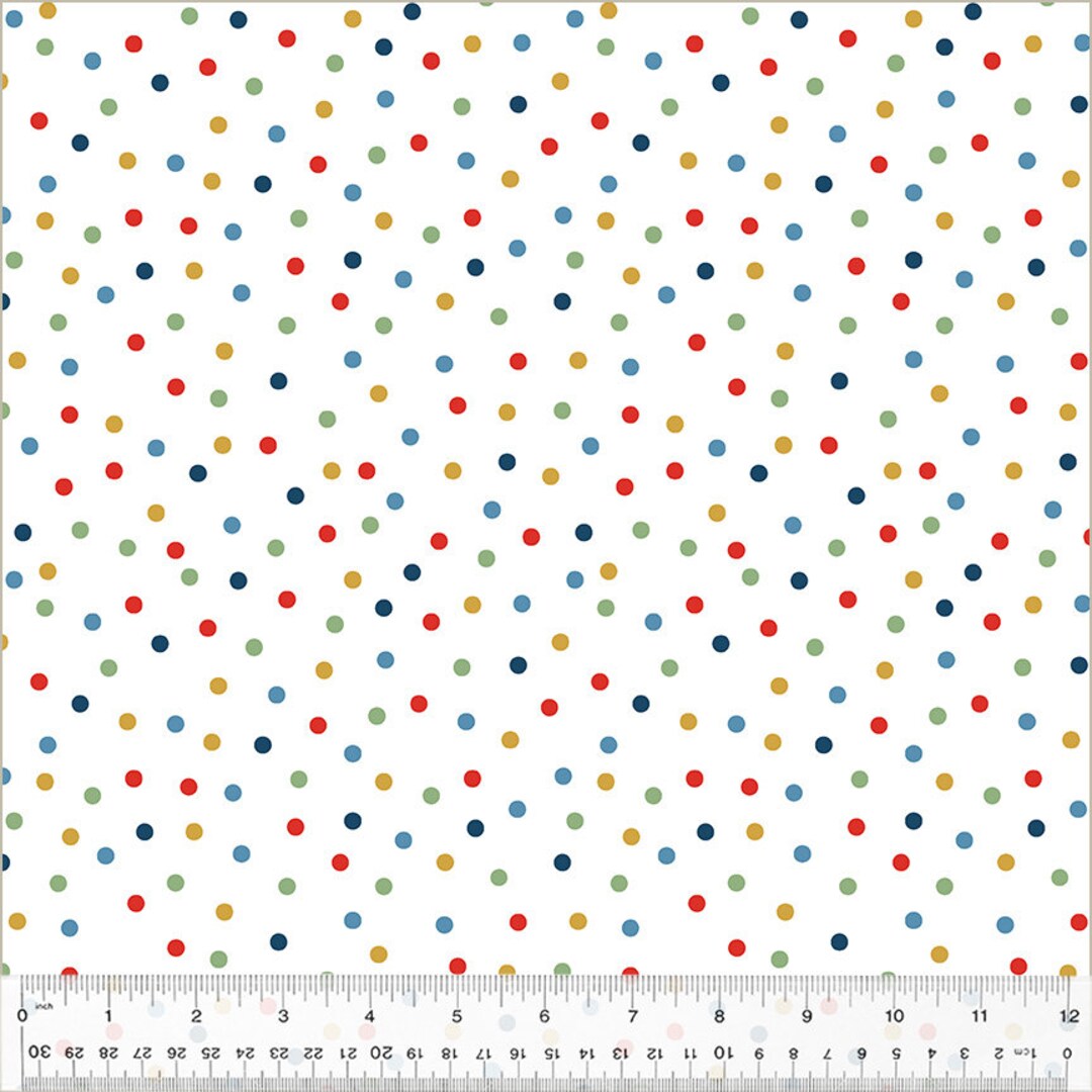 Polka Dot in White From the Clover & Dot Collection by Allison Harris ...