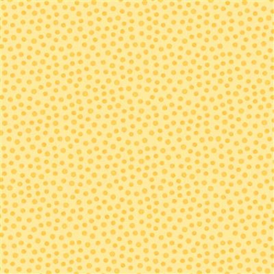 Tonal Dot in Yellow by Susybee Basics for Clothworks - Etsy