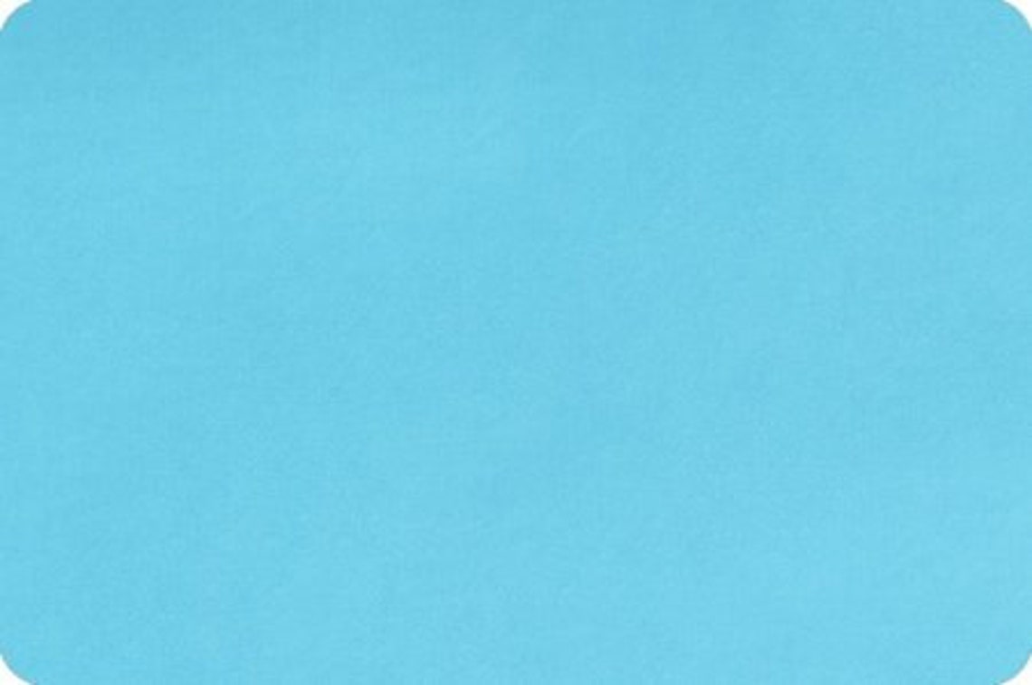 90" Extra Wide Turquoise Blue Cuddle Smooth 3 MINKY From Shannon ...