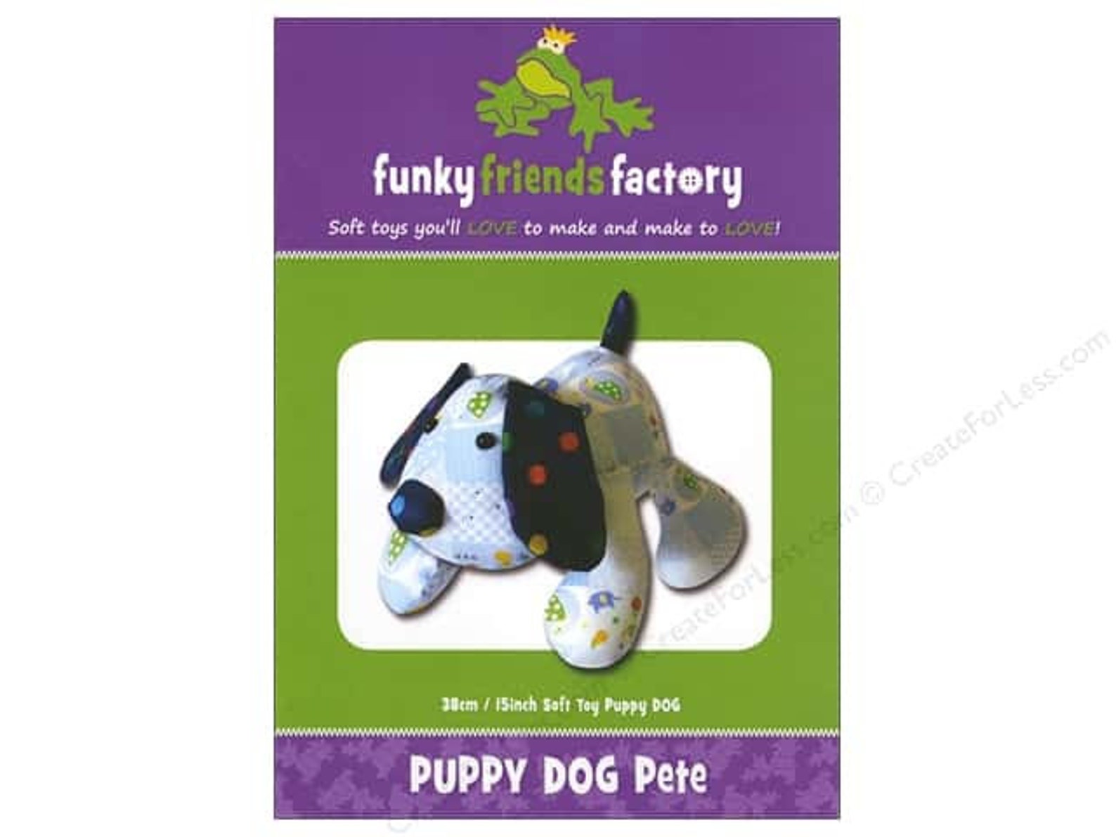 PAPER PATTERN Puppy Dog Pete From Funky Friends Factory - Etsy