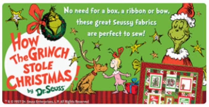 Whoville Stars in Red From How the Grinch Stole Christmas From Dr Seuss ...