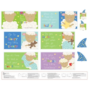 Huggable & Loveable Sheep Soft Book Panel by Sandra Magsamen From ...